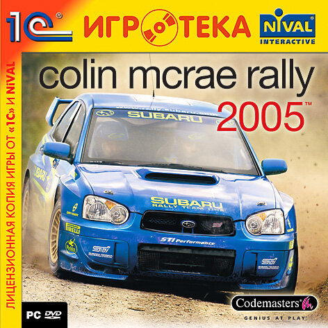 Игра для компьютера: Colin McRae Rally 2005 (Jewel диск) Лицензионный диск
