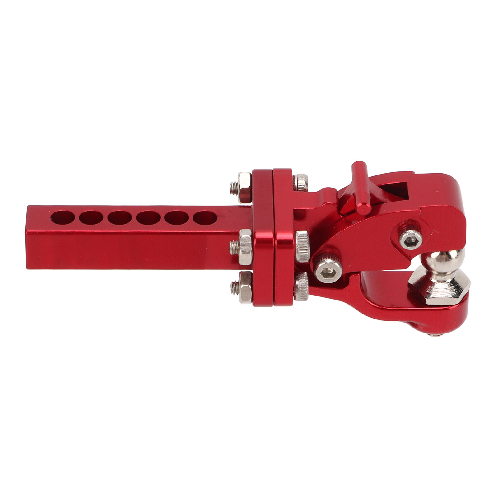 1/10 RC автомобильный фаркоп из алюминиевого сплава, износостойкий автомобильный крюк для прицепа с дистанционным управлением для Traxxas TRX4 SCX10 90046 90047 красный