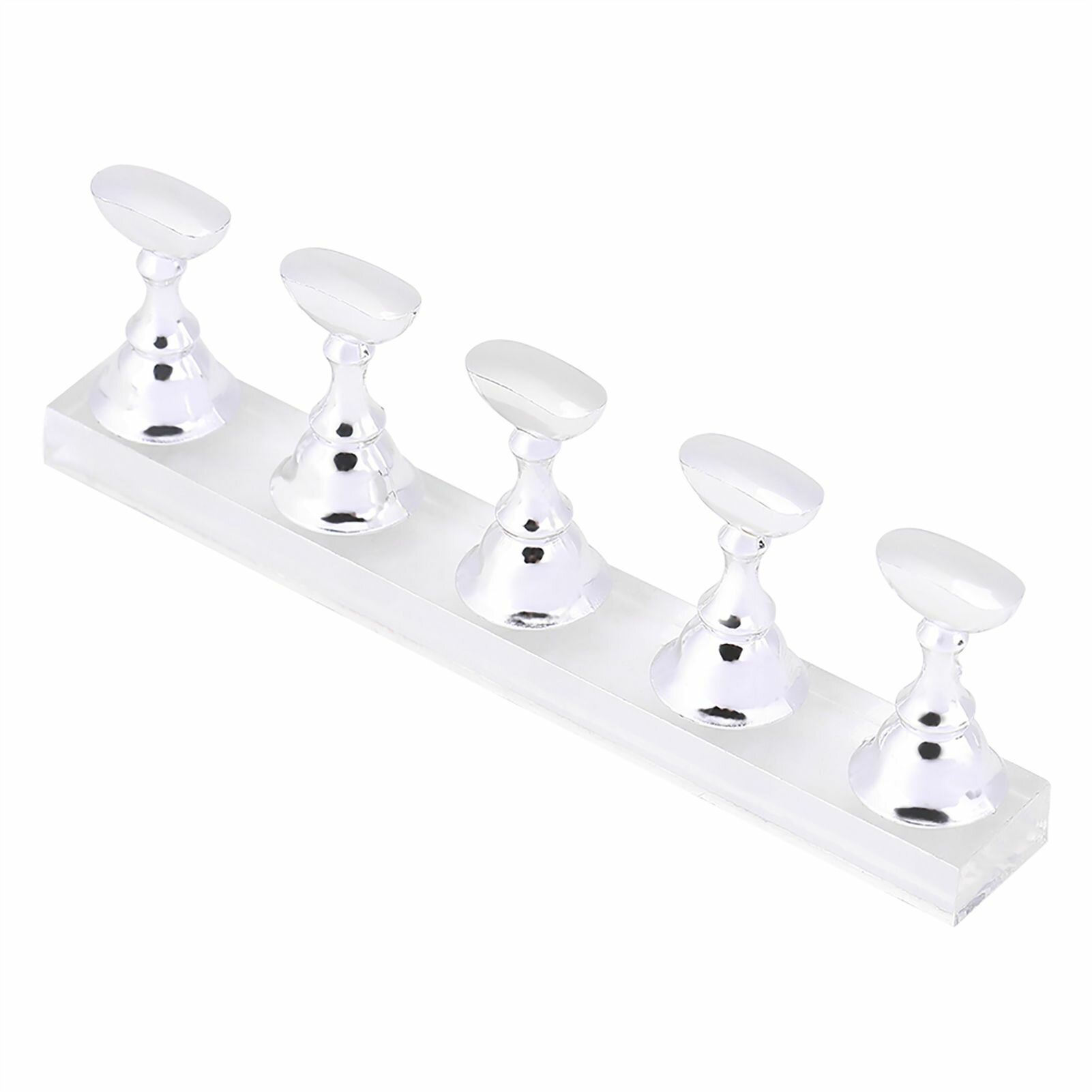 5 шт. магнитных держателей для насадок для дизайна ногтей, подставка для демонстрации маникюрных инструментов, дизайн шахматной доски для обучения мастеров маникюра
