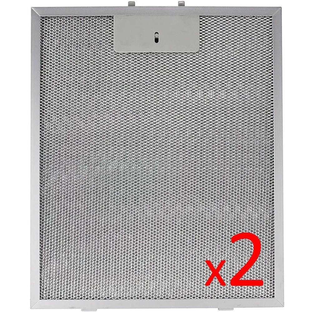 2 шт. 480122102168 Масляный фильтр вытяжки 305 x 267 мм Elica, AEG, Whirlpool, KIT0010805, Electrolux, Bauknecht