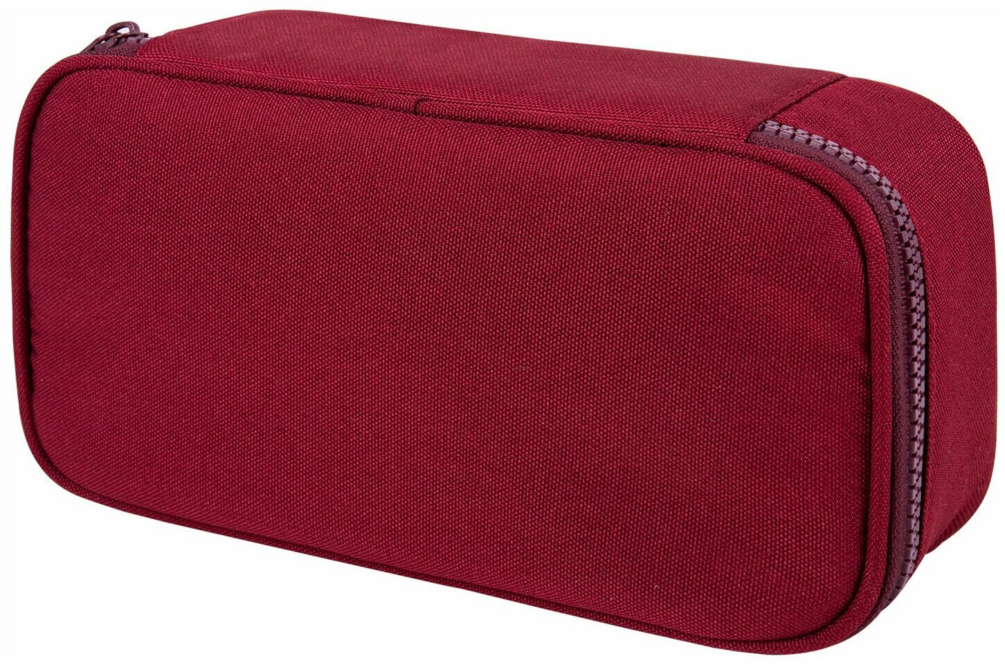 Пенал-косметичка BRAUBERG, 1 отделение, органайзер, полиэстер, 22x11,5x6 см, винный, 270845, 1шт в компл.