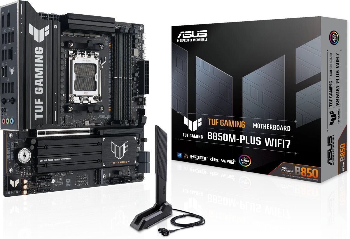 Материнская плата ASUS B850M-PLUS TUF Gaming WIFI7 Socket AM5