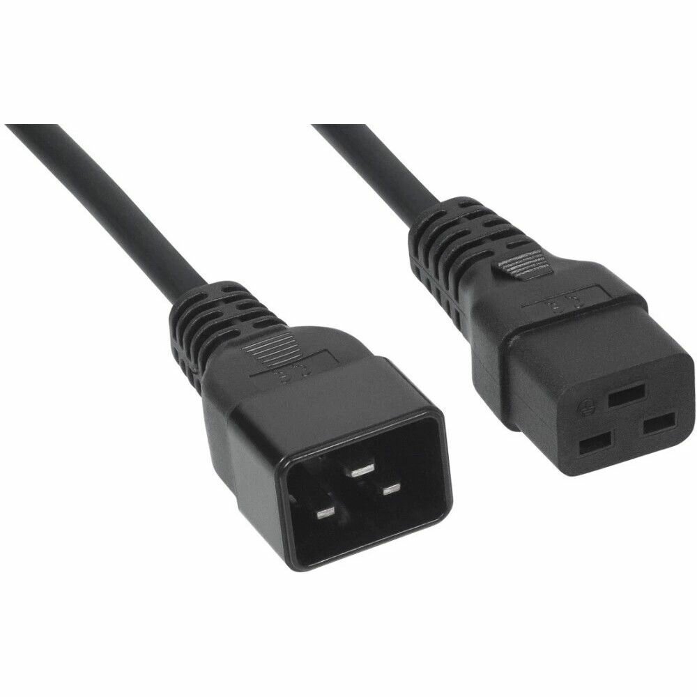 Cabeus Кабель питания PC - IEC19 - IEC20 - 3M, черный