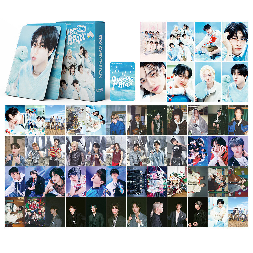 Набор карт SK Small Card, 5-й фан-клуб, поддержка link 54/55, lomo card, powder ink, ATEEZ, альбом