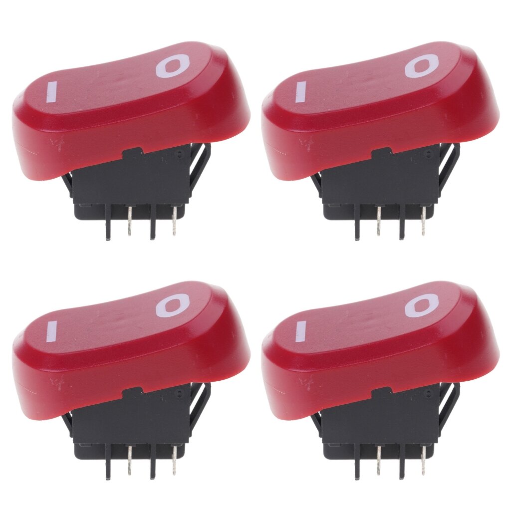 4 шт. Водонепроницаемая кнопка питания для двигателя пылесоса, легкая установка