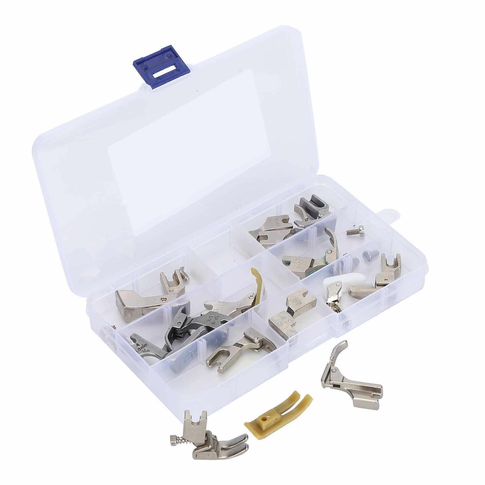 Многофункциональная прижимная лапка для швейной машины челночного стежка, замена аксессуаров с винтами