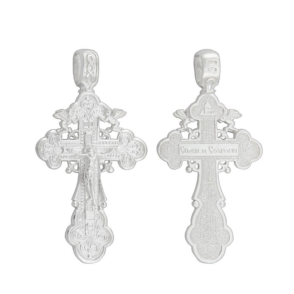 Крестик, серебро, 925 проба