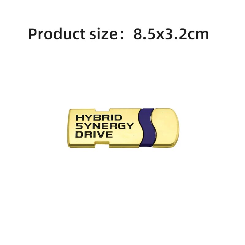 Автомобильная наклейка, эмблема, автомобильная наклейка, наклейка для модели, буква Hybrid Sticker