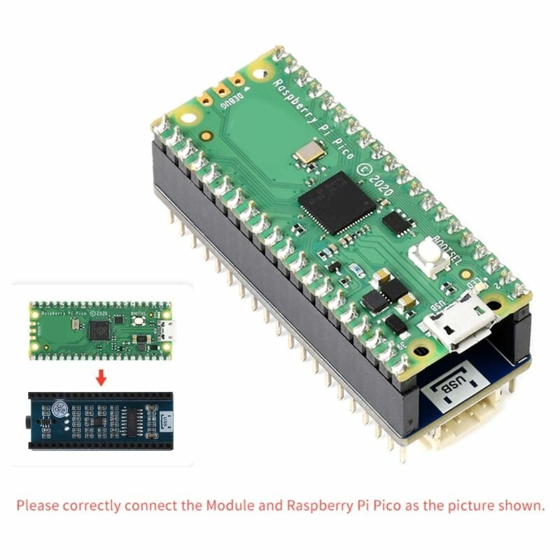 Модуль платы расширения аудио Raspberry pi pico