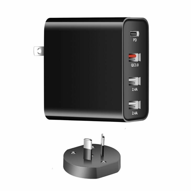 Зарядное устройство 48WPD, четырехпортовый адаптер 48W PD + QC3.0-австралийский стандарт