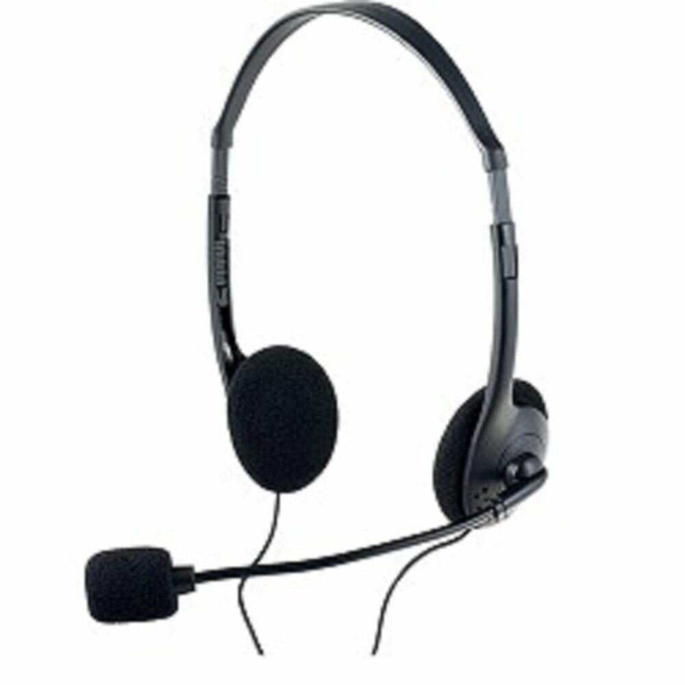 Perfeo стерео гарнитура накладная CHAT черная PF-CHAT-BLK/PF-FLD-BLK