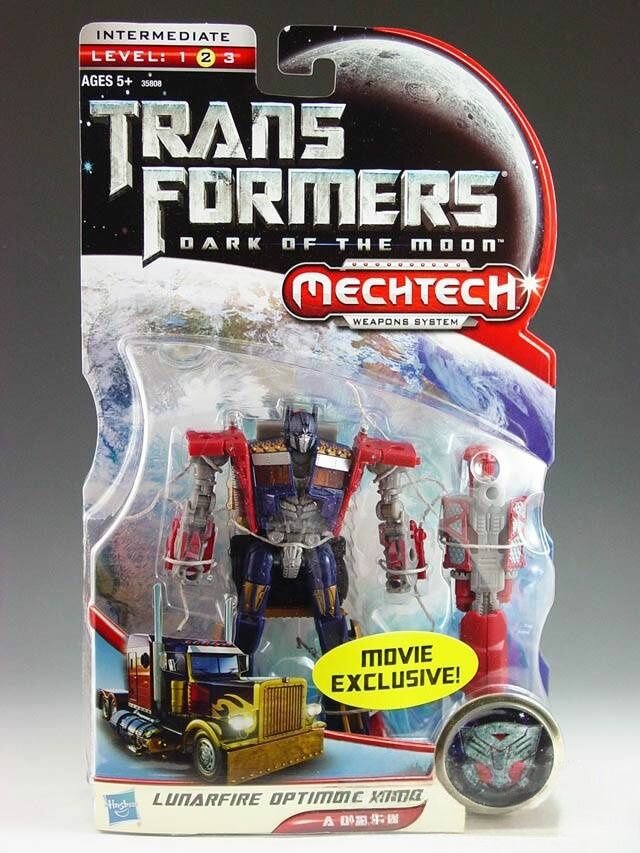 Трансформеры Игрушка хасбро Deluxe Class Optimus Prime Lunarfire Version Transformers 3 Dark of the Moon DOTM