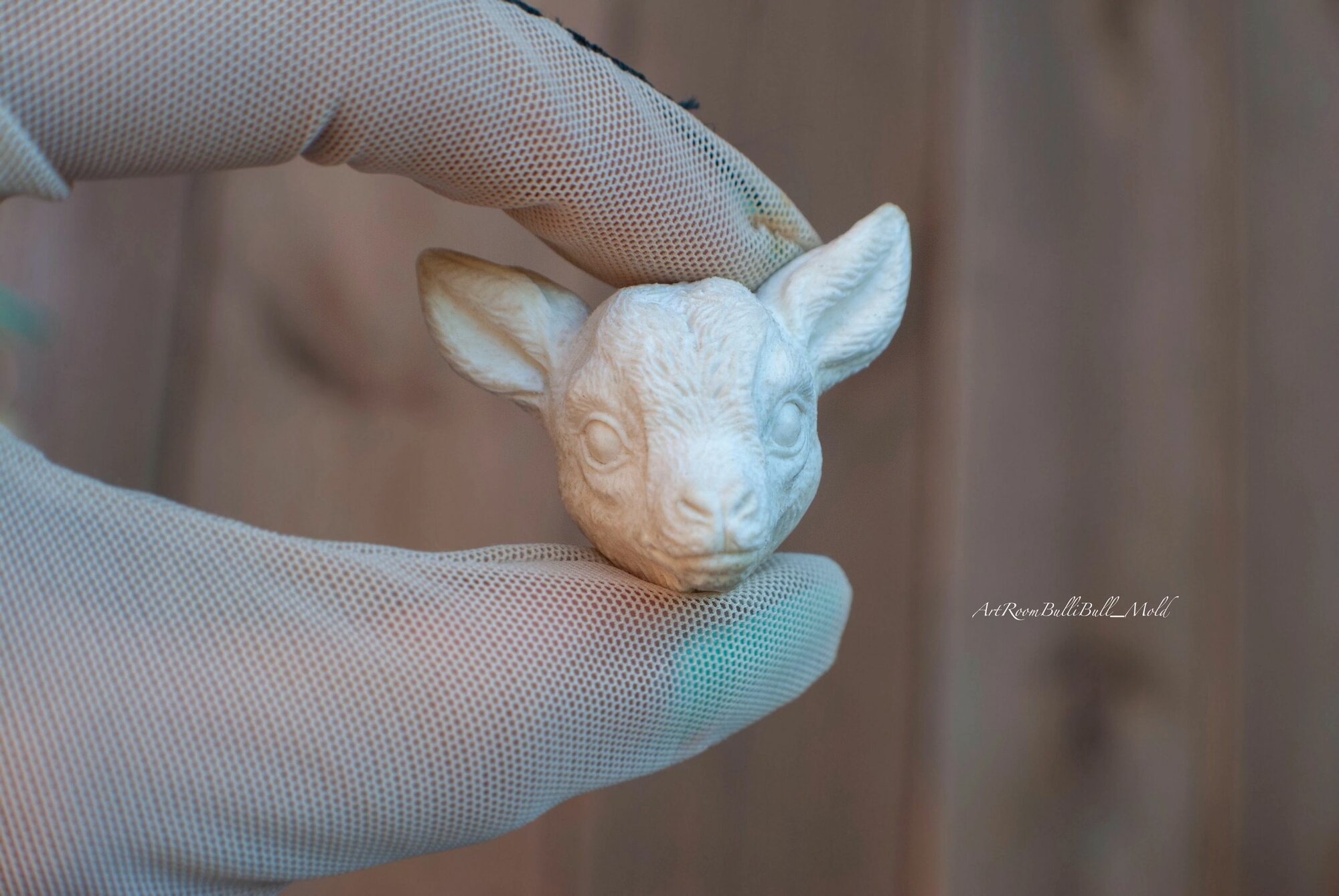 Авторский силиконовый молд Козочка (миди) — форма для эпоксидной смолы, гипса, мыла, полимерной глины