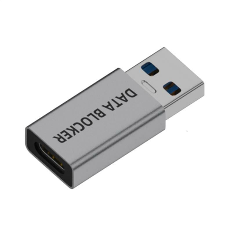 Портативный USB-адаптер для защиты от передачи данных, A или C мужчина серебристого цвета