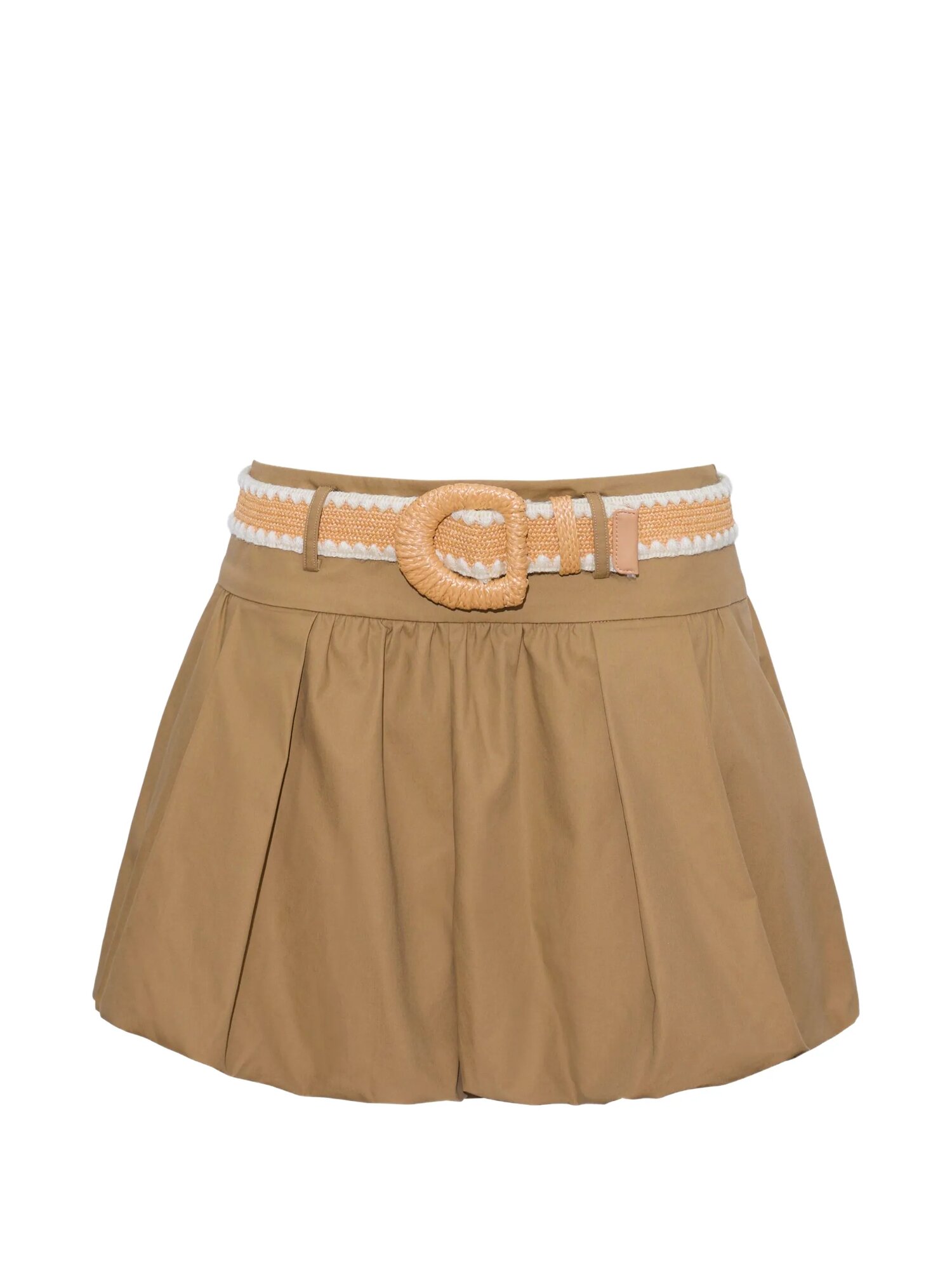 Шорты Belted bubble-hem shorts