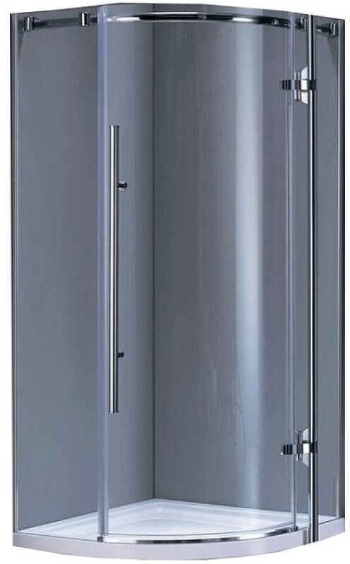 Душ. ограждение GR-5090 Style 90*90*190 полукруг, дверь распашная 1 место