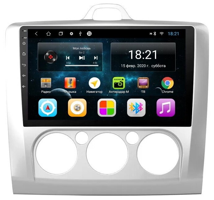 Магнитола CRS-300 Форд Фокус 2 с кондиционером Ford Focus 2 - Android 13 - DSP