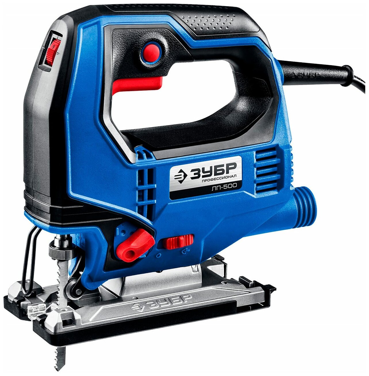 Лобзик Зубр ЛП-500 500 Вт, кейс Профессионал