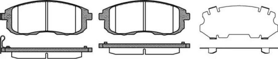 REMSA 029311 293 11 [5581080J50] ! колодки дисковые п.\ Suzuki SX4 1.6i VVT/1.9DDiS 06>