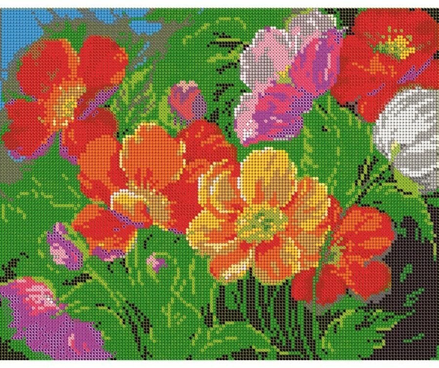 Вышивка бисером наборы картина Лютики