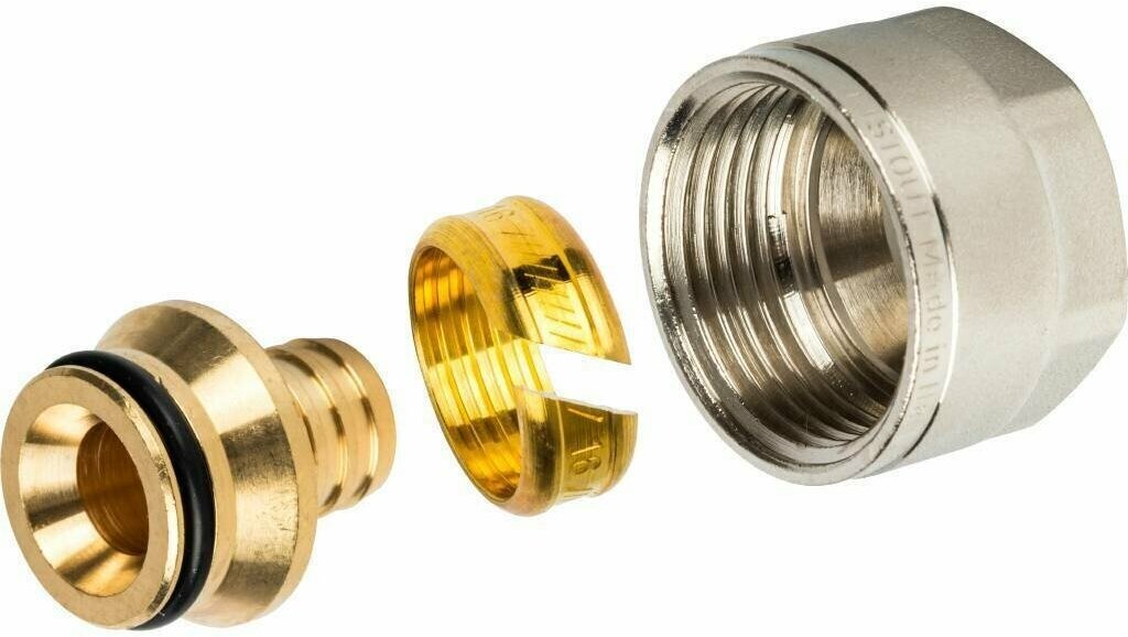 Фитинг компрессионный STOUT SFC-0020-001620 для труб PEX 16х2,0х3/4