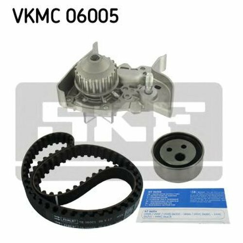 Комплект (ремень + ролик + водяной насос) SKF VKMC06005 для Renault Clio II, Kangoo, Megane I
