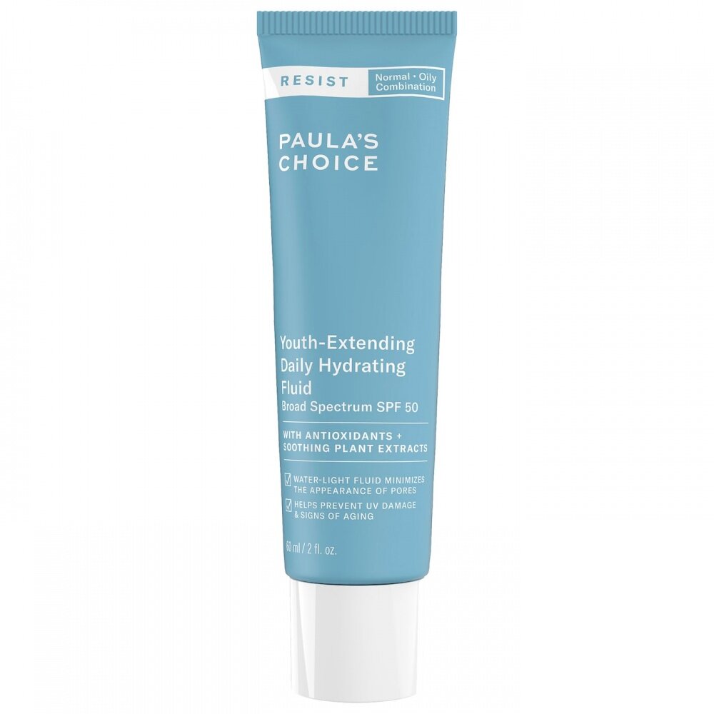 Антивозрастной увлажняющий крем с SPF 50 Paula's Choice Resist Youth-extending Daily Hydrating Fluid SPF 50