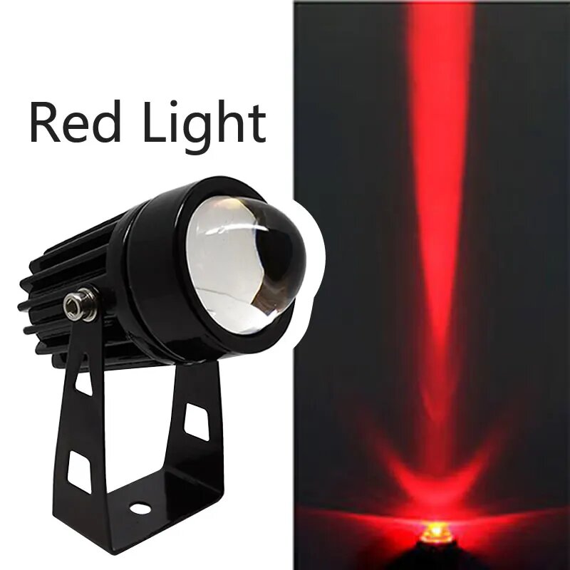 VisWorth наружный светодиодный прожектор 5Вт 9Вт 12Вт RGB Красный, Красный, 5W