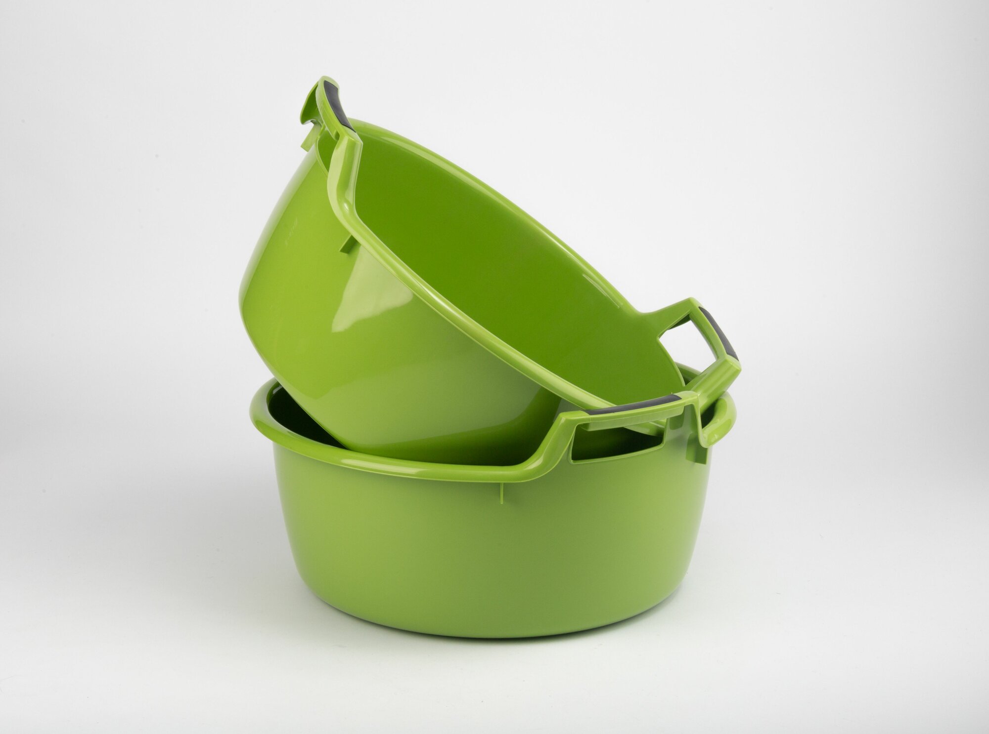 Тазик пластмассовый 16 литров литров круглый, комплект 1/2