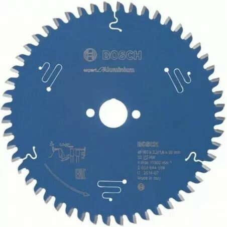 Пильный диск Bosch Expert for Aluminium 160 x 20 x 2, 2, 52 (2608644094)