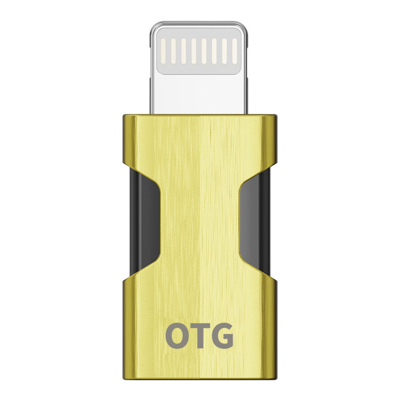 Тип-С к Apple OTG адаптер для наушников и передачи данных, золотой цвет