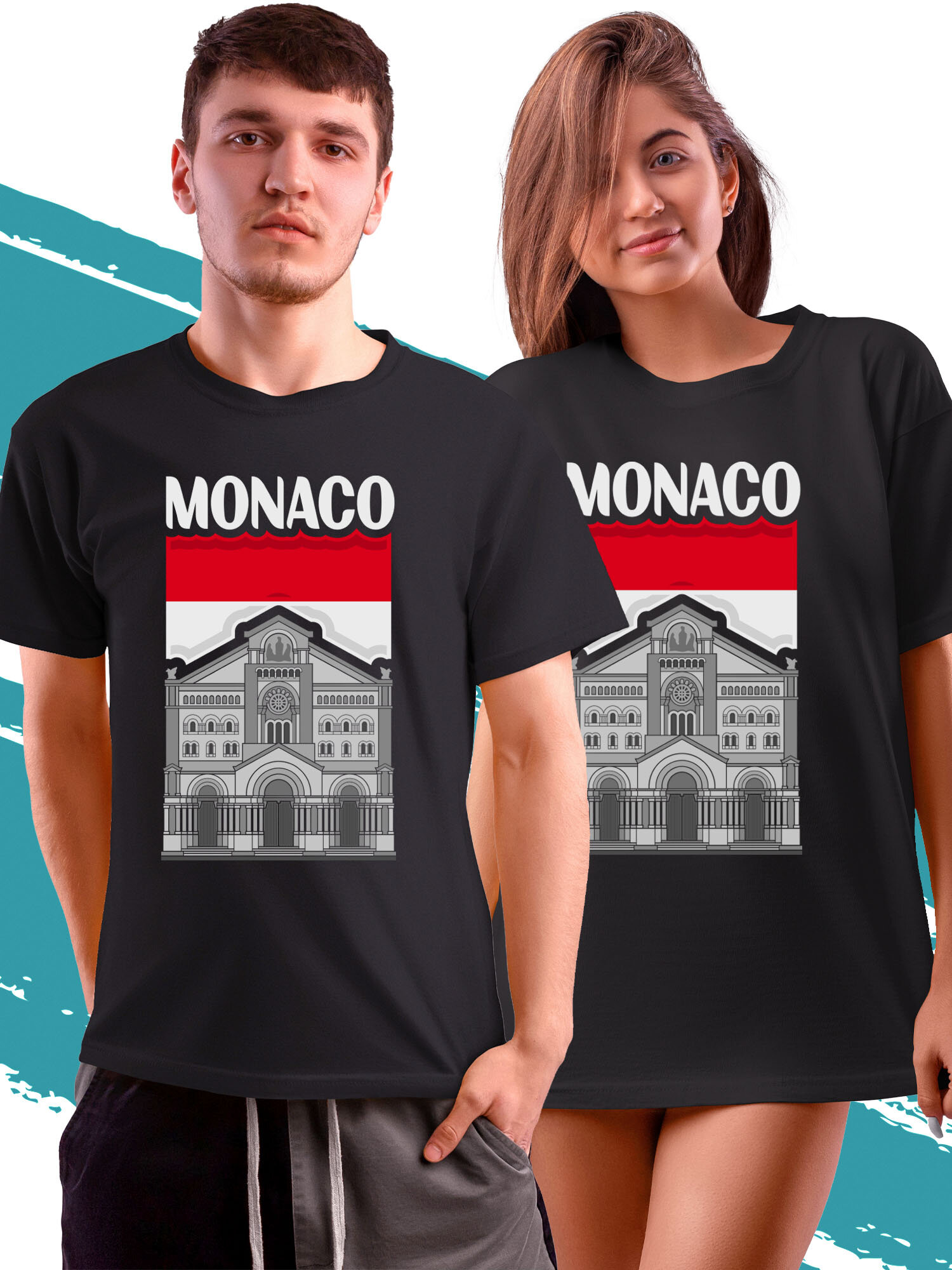 Футболка PhilShop флаг Монако Monaco