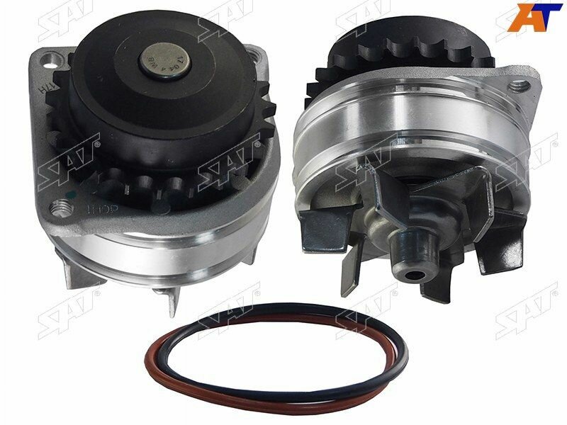 . SAT Насос водяного охлаждения (помпа) для NISSAN CEFIRO; MAXIMA A32; CEDRIC; GLORIA Y34; PRESGE U30 VQ20;25;30 (с прокла