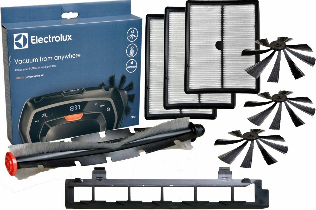 Набор аксессуаров (фильтр, щетка, валик) для робота-пылесоса ELECTROLUX Pure i9 (PI91-5MBM, ERV72.) ERK2 PURE i9 Performance Kit