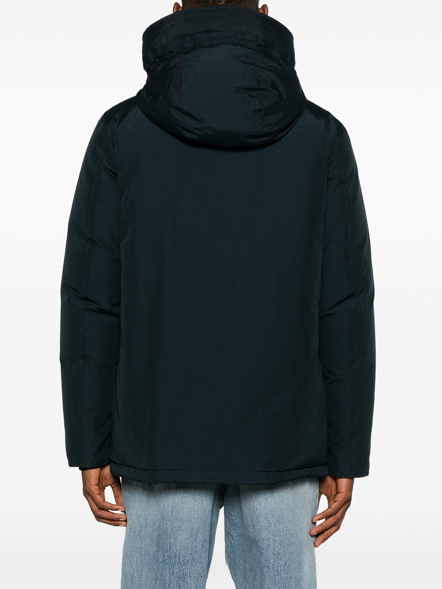 Куртка Woolrich Arctic button-up hooded down jacket, размер S, blue — фото 1