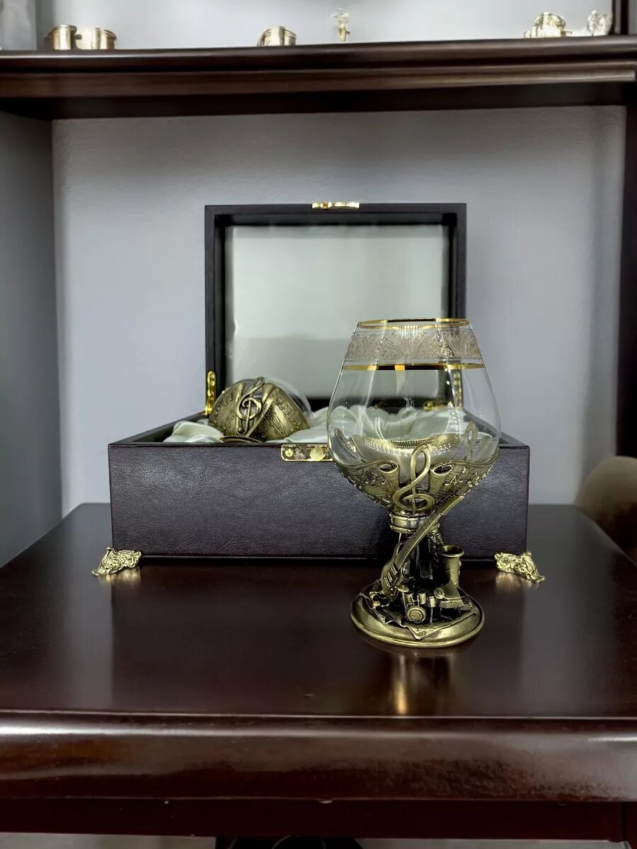 Набор бокалов для бренди "Музыкальный"