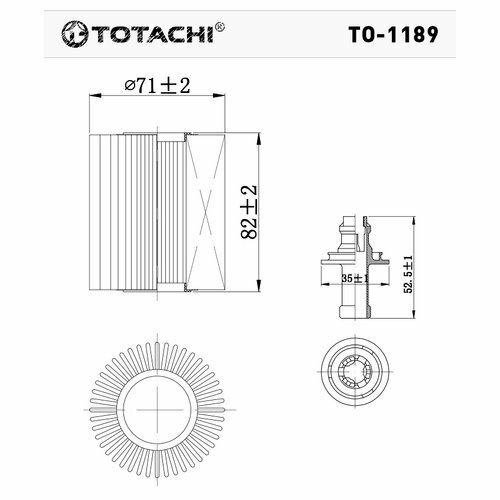 Фильтр масляный Totachi TO1189