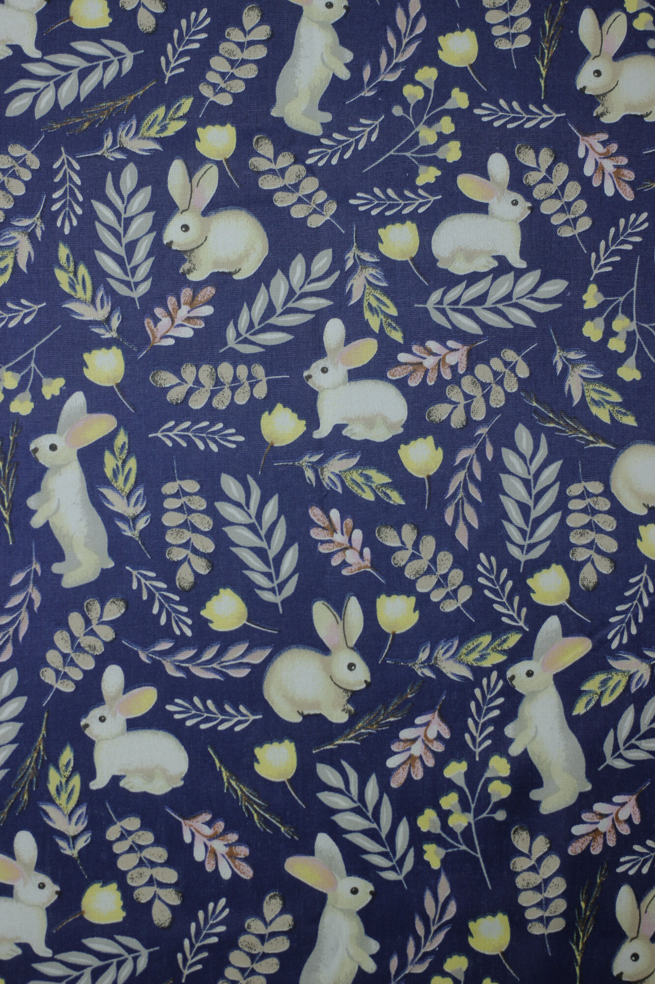 Ткань для шитья бязь на отрез 400*150см, зайка, Королевство сна