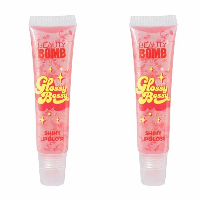 Блеск для губ Beauty Bomb Glossy Bossy, тон 04, 12 мл, 2 шт