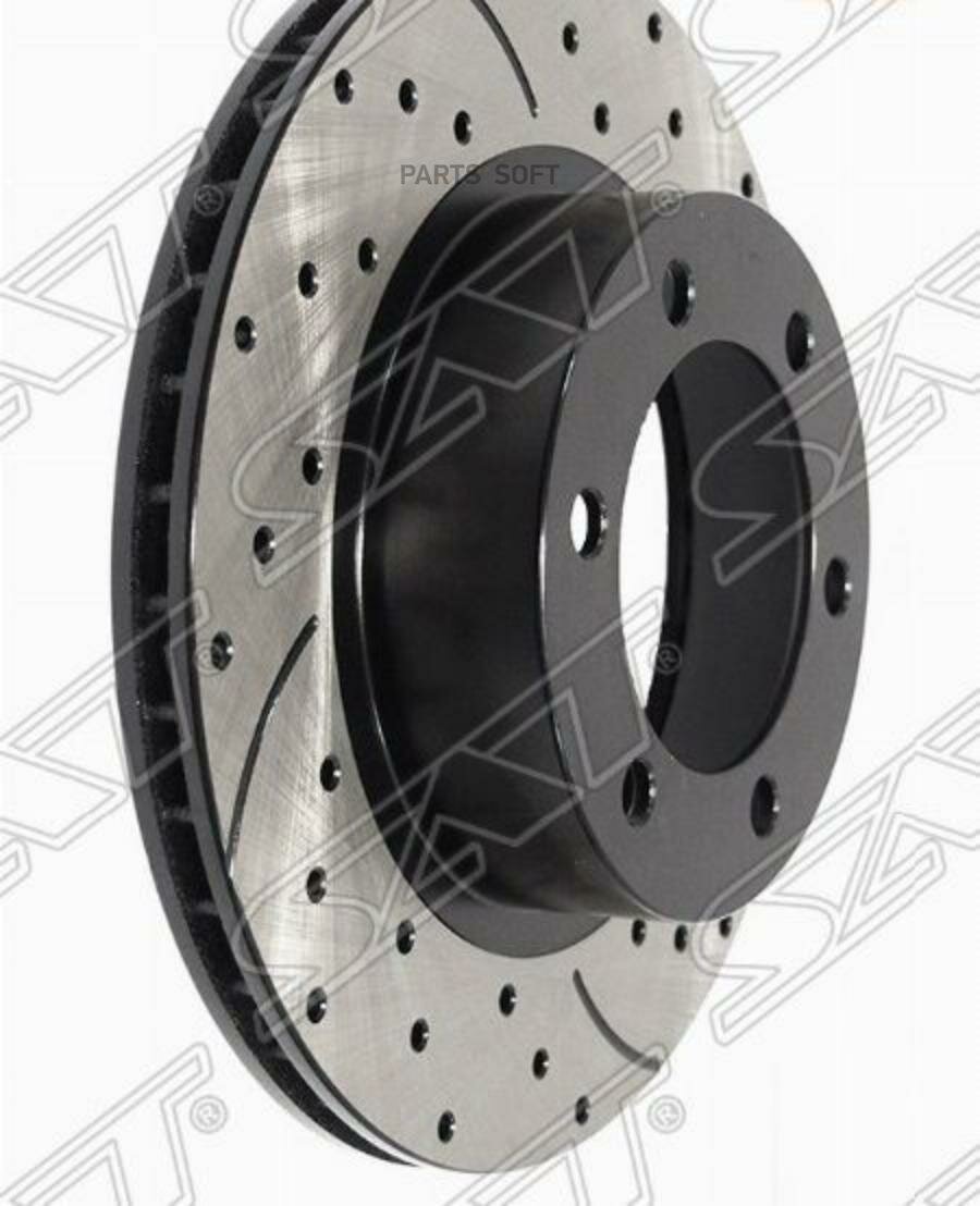 Комплект дисков тормозных передний перфорированные TOYOTA Land Cruiser Prado #ZJ9# 95-03, Surf #ZN18 SAT ST-43512-35210PF | цена за 1 шт