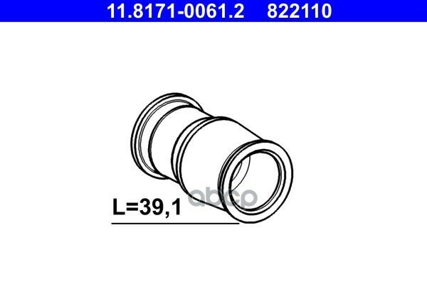Направляющая гильза корпус скобы тормоза Ate арт. 11817100612