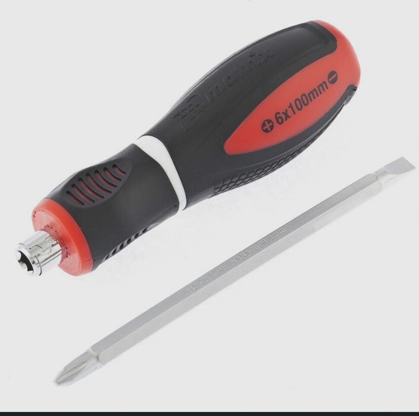 Отвертка комбинированная трехкомпонентная SL6/PH2 CrV