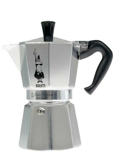 Гейзерная кофеварка Bialetti MokaExpressSilver(6 чашек)