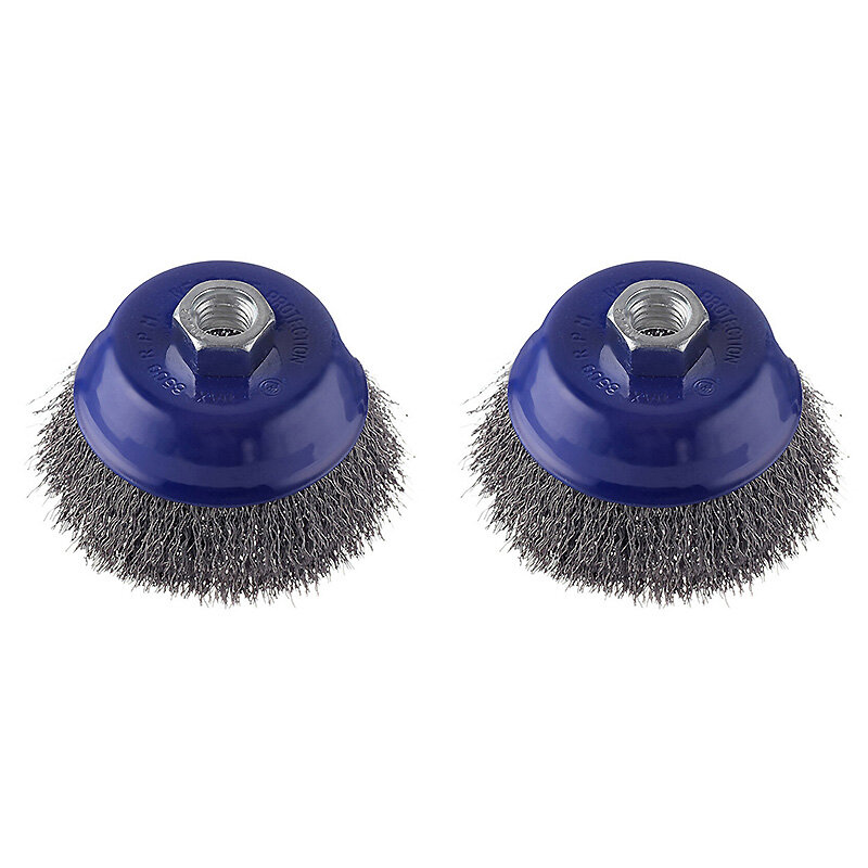 Корщетка для УШМ Практика мягкая чашеобразная d90 мм M14 (2 шт.)