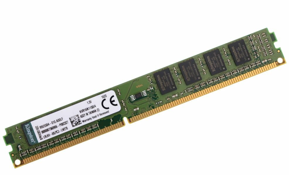 Оперативная память Kingston DDR-3 4096Mb 12800 KVR16N11S8/4