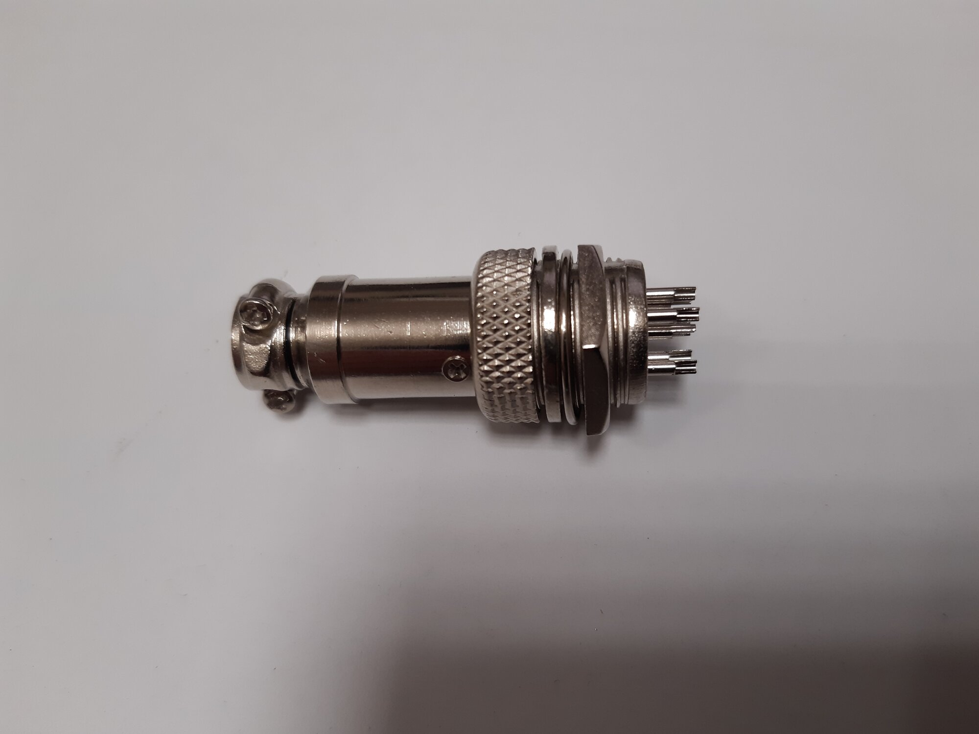 Разъём «авиационный» GX16 7- контактный, комплект (лот 2 штуки)