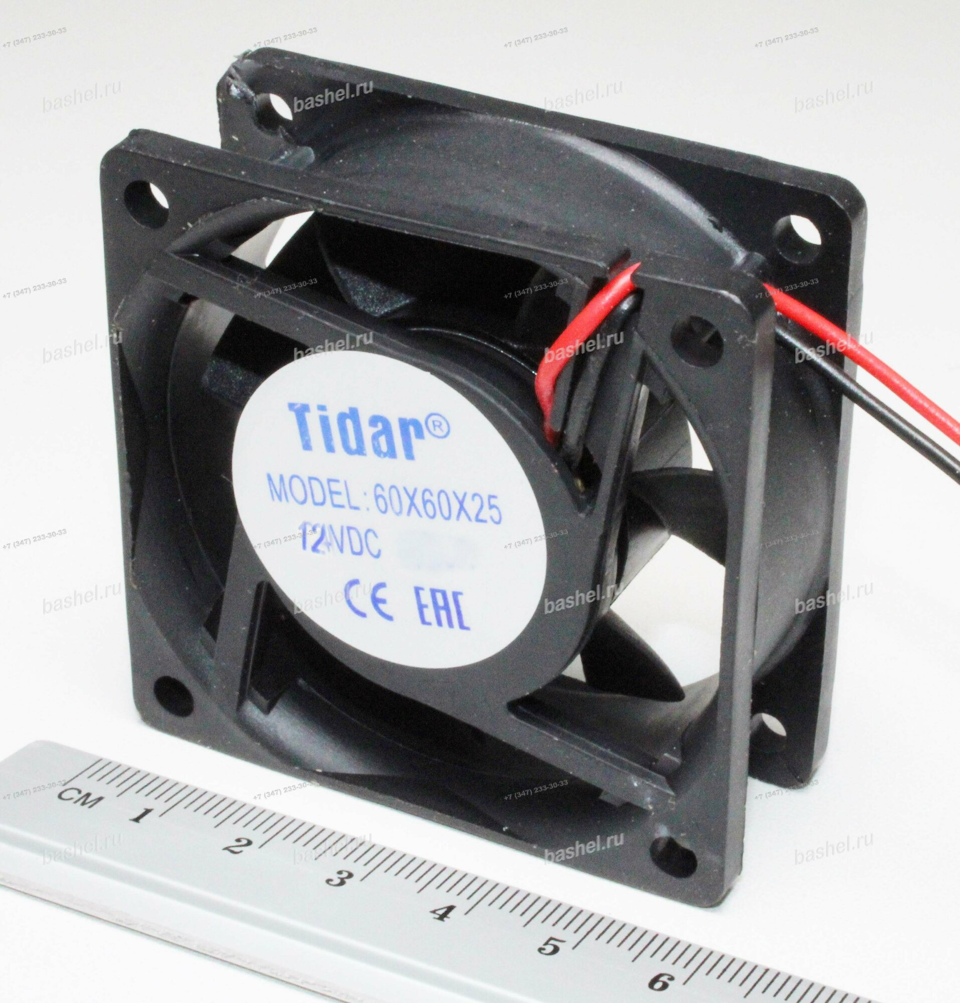 60х60х25мм, RQD 6025MS-12VDC, Вентилятор, TIDAR