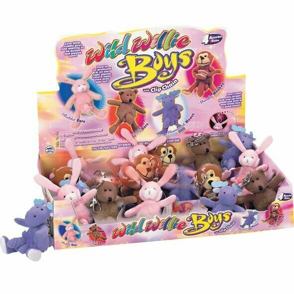 Брелок мягкий 'Wild Willie Boys', разноцветный, полиэстер, 10см