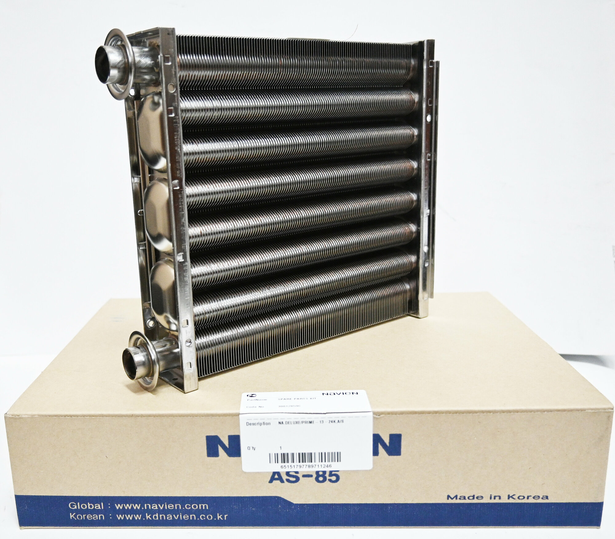 Теплообменник основной Navien: Deluxe, Prime Coaxial, Smart Tok Coaxial, Ace 30012859С