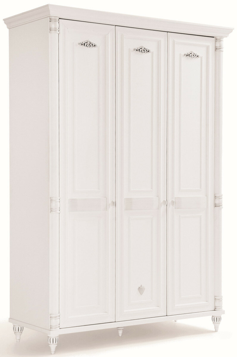 Шкаф Romantic трехдверный Cilek